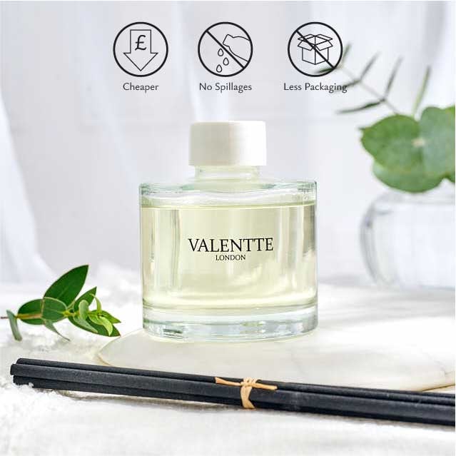 100ml Diffuser Refill – Lemongrass & Rosemary – Valentte.com