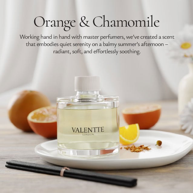100ml Diffuser Refill – Orange & Chamomile – Valentte.com