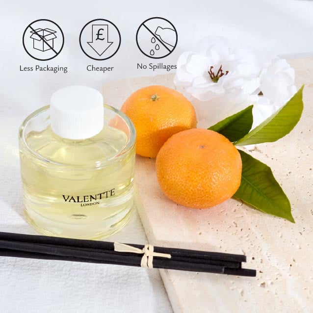 100ml Diffuser Refill – Orange Blossom & Petitgrain – Valentte.com
